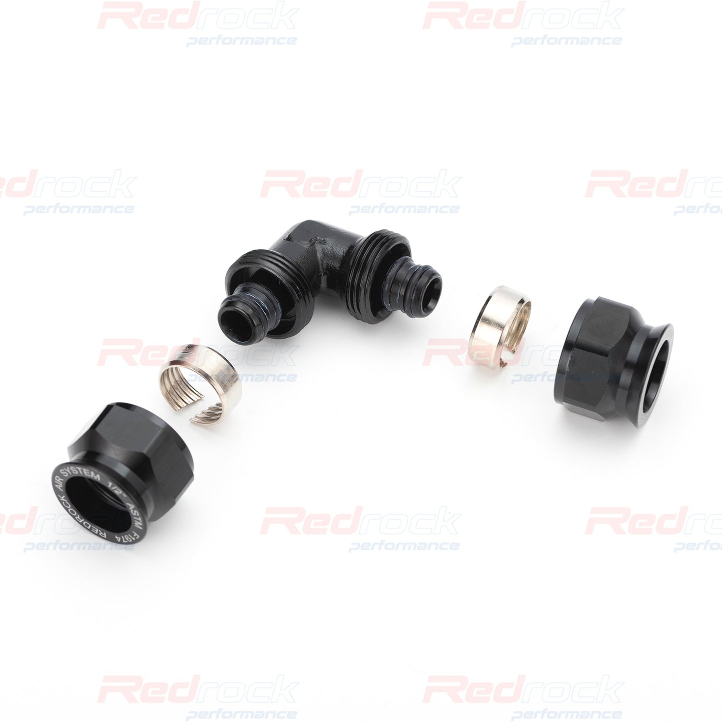 Redrock Performance 1/2 inch Equal Elbow Fitting Elbow 90° Fitting,Tu